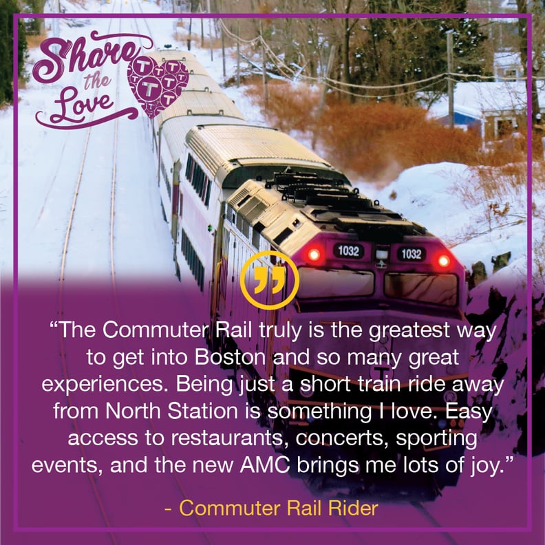 MBTA and Keolis Ask Passengers to “Share the Love” in February